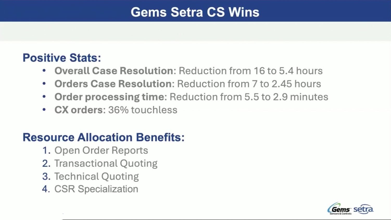 Webinar Recap: Gems Setra Achieves 65% Faster Order Processing with AI